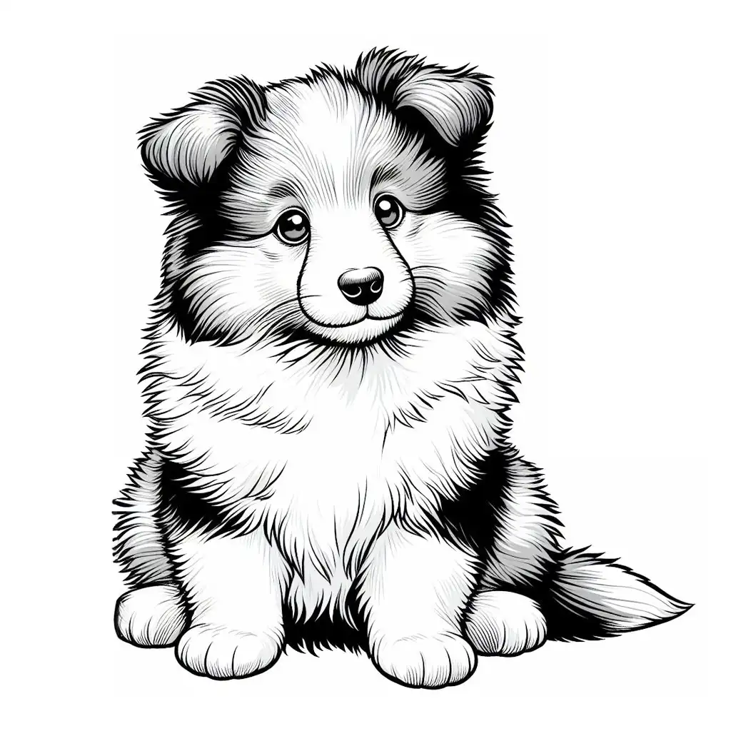 30 Free Printable Baby Puppy Coloring Pages For Kids! - Kidswiki