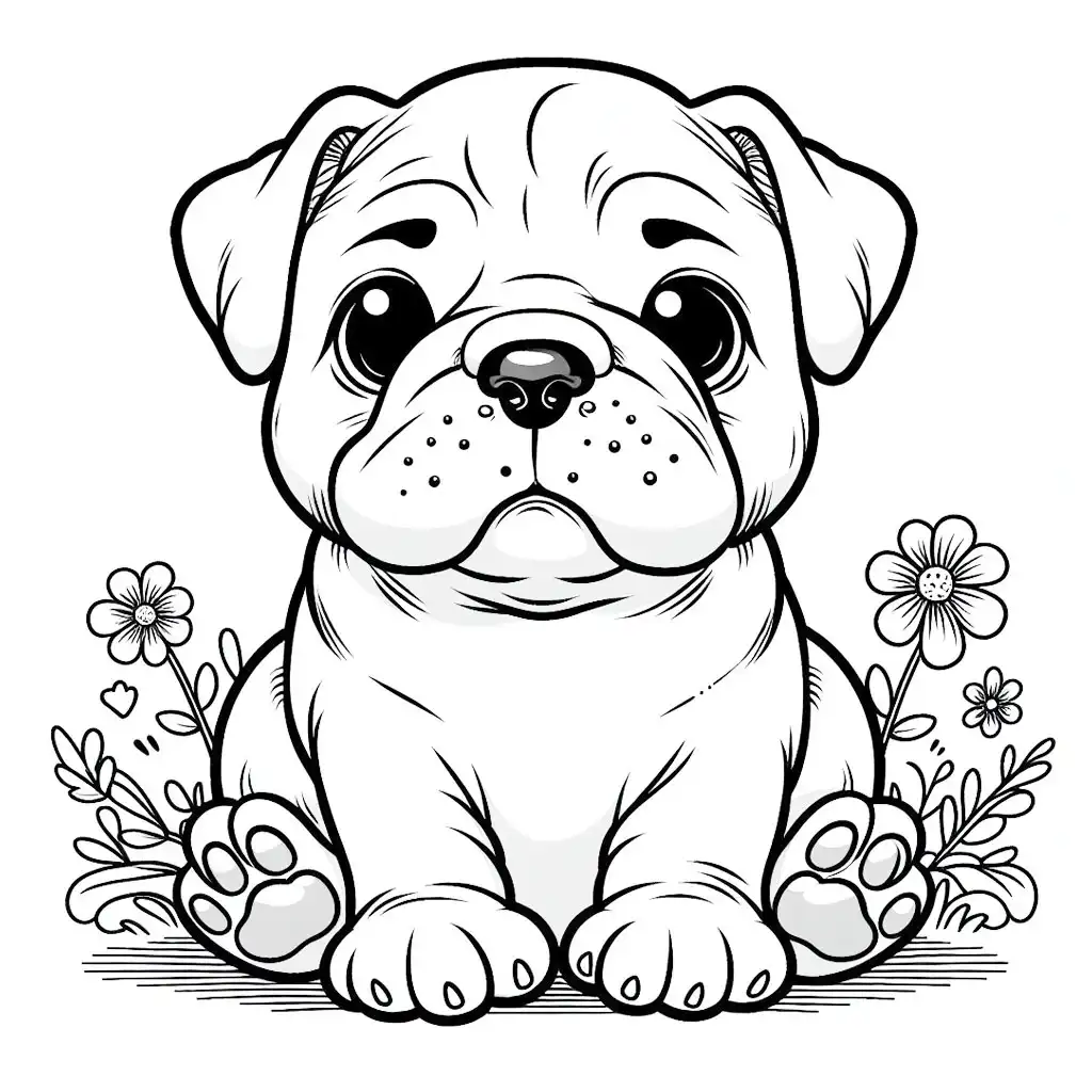 30 Free Printable Baby Puppy Coloring Pages For Kids! - Kidswiki