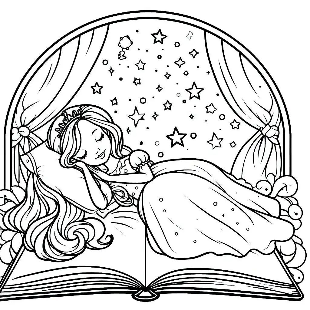 Cute Sleeping Princess - Kidswiki